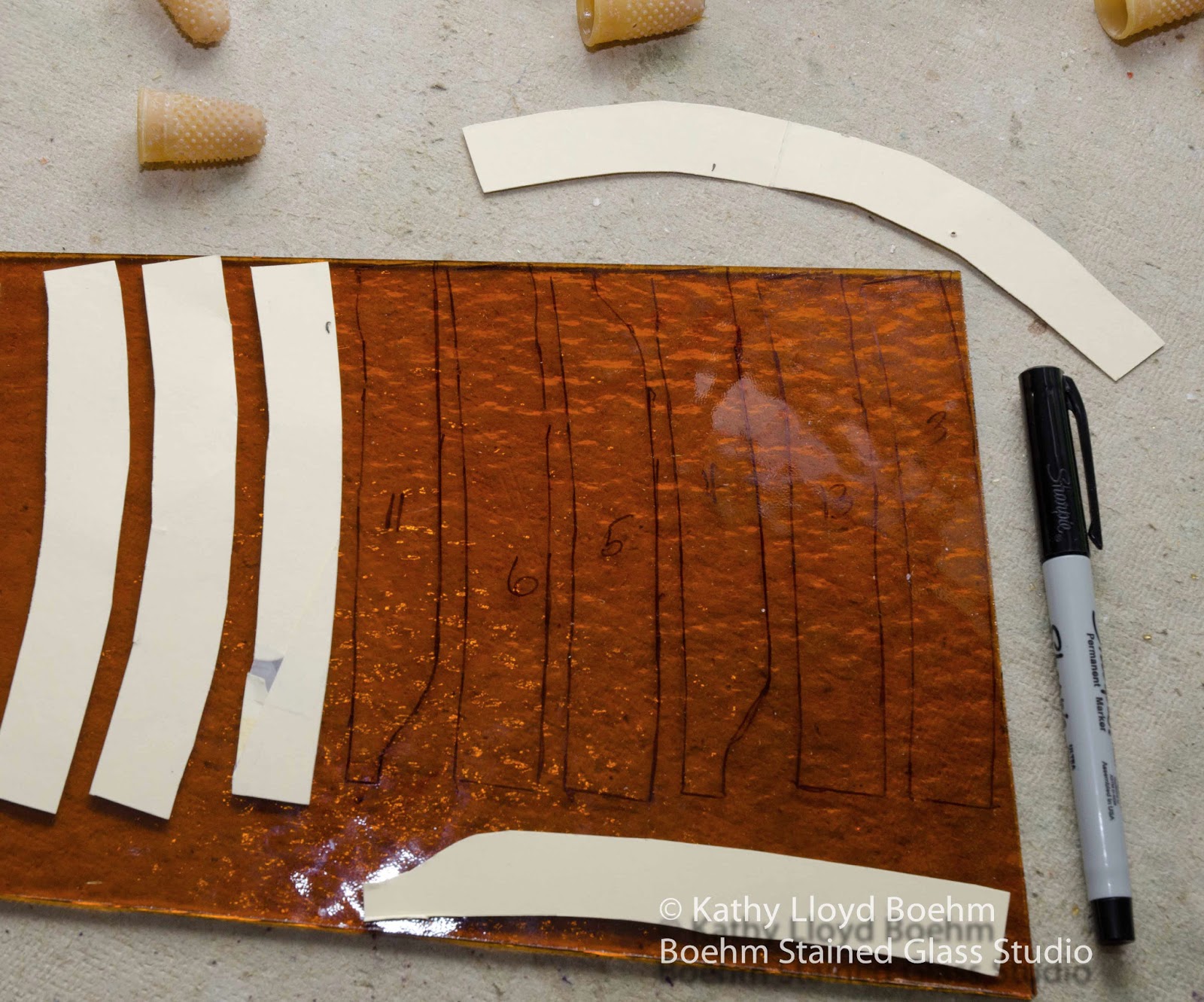 Rough Smooth Textured Glass