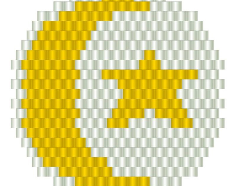 Brick Stitch Bead Patterns Journal: Free Crescent Moon and Star Earring ...