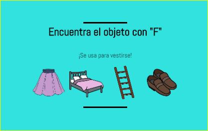 Jugando y aprendiendo juntos: Aprendo a leer y a escribir. La F
