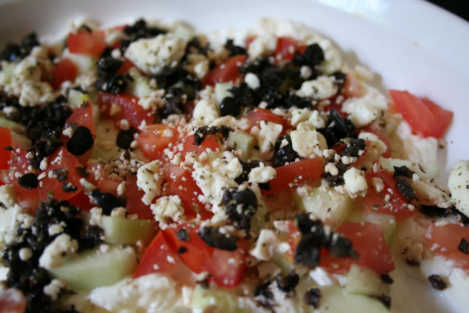 Layered Greek Appetizer - Dukes and Duchesses