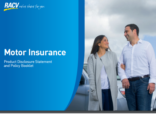 Motor Insurance Product Disclosure Statement and Policy Booklet