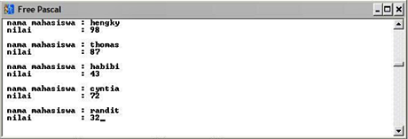 Cara Membuat Program Struktur Percabangan Array dengan Menggunakan ...