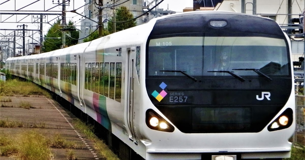 小田急沿線住み鉄道ファン日記: 【波動輸送向けデビュー】東日本旅客鉄道E257系5000番台宮オオOM-91編成、『さざなみ91号』で営業運転に