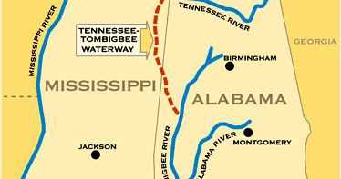 Industrial History: Tennessee-TombigBee (Tenn-Tom) Waterway Overview