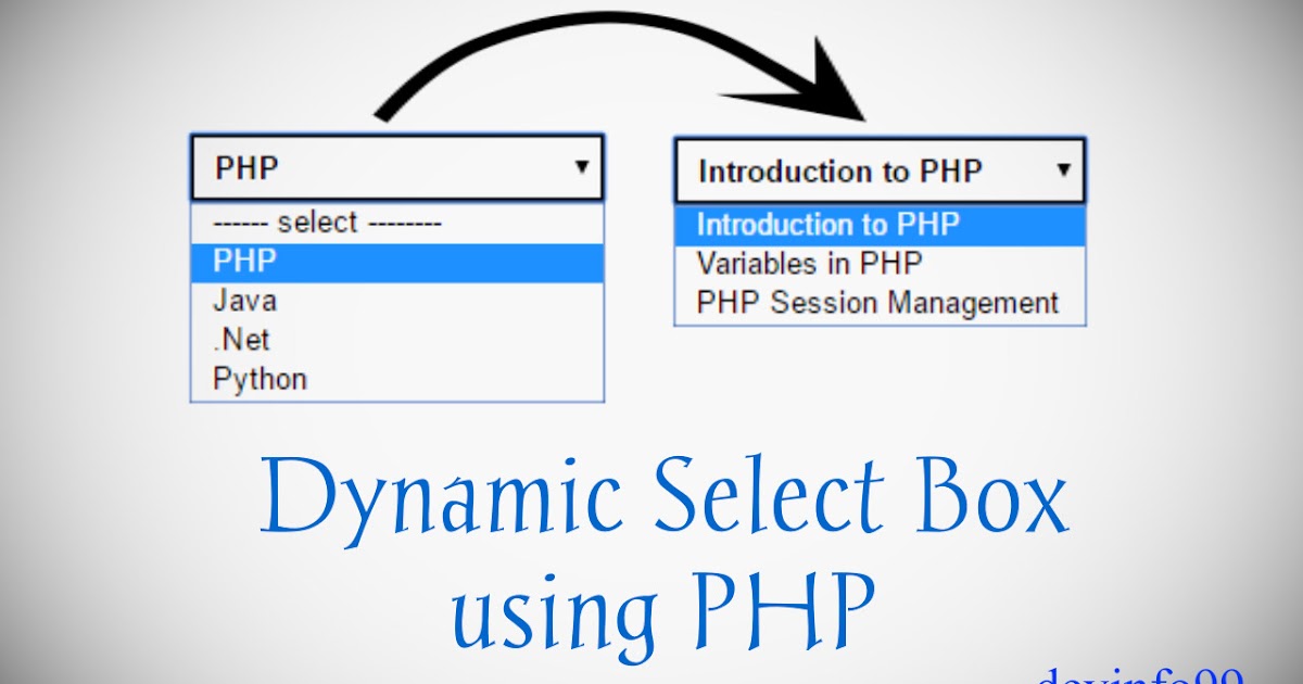 Dynamic Select Box using PHP - [ info ]