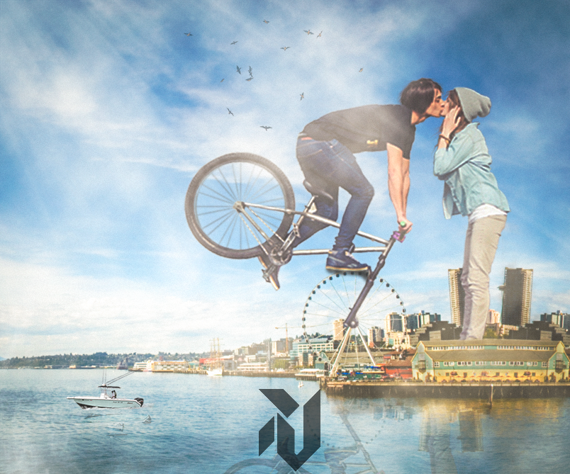 Bike Wheel MANIPULATION SCENE EFFECT IN PHOTOSHOP CC - vermouns works