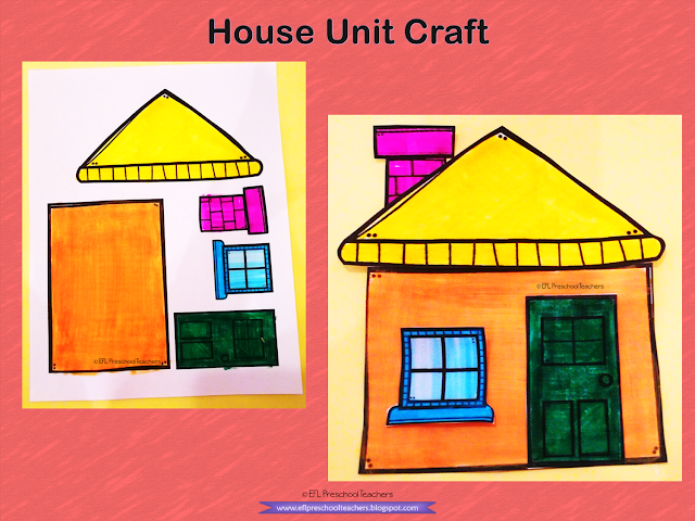 ESL/EFL Preschool Teachers: House Unit -Parts of the house for ...