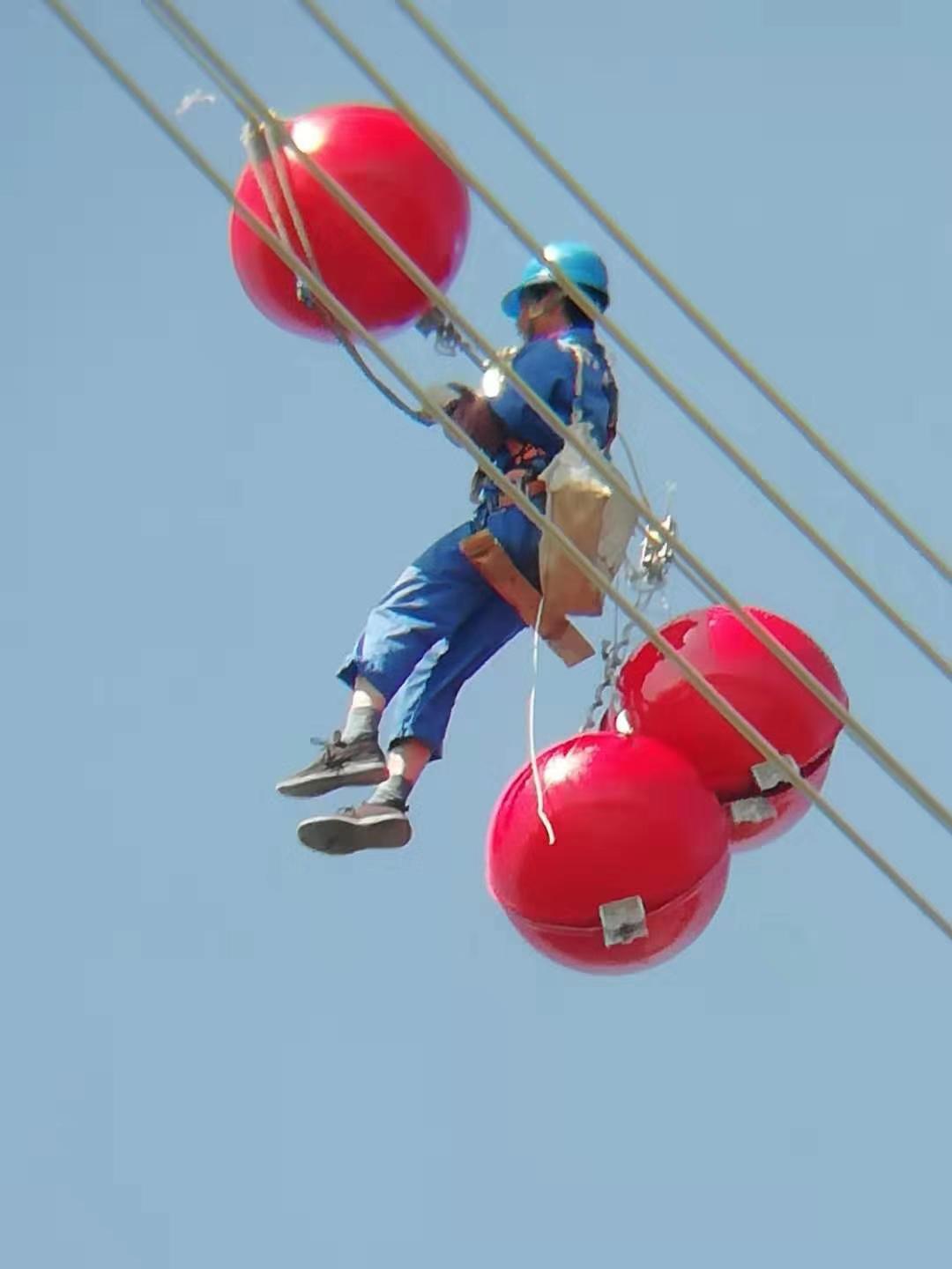 Obstruction marking sphere/Power line marker ball with Armor rod, 600 ...