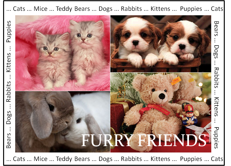 Fussy and Fancy Friday Challenge: Challenge 79 - Furry Friends