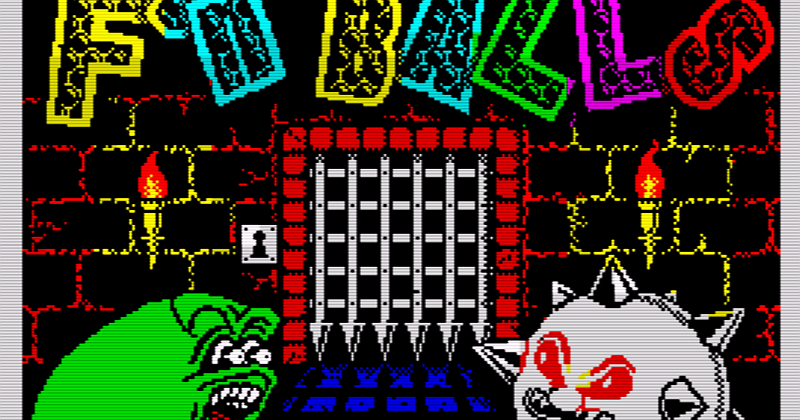 Indie Retro News: F'n Balls - A new speccy game from Andy Dansby with ...