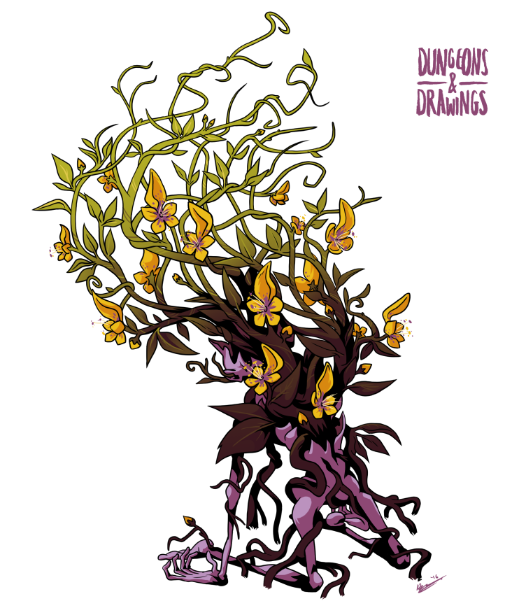 Dungeons and Drawings: Yellow Musk Creeper