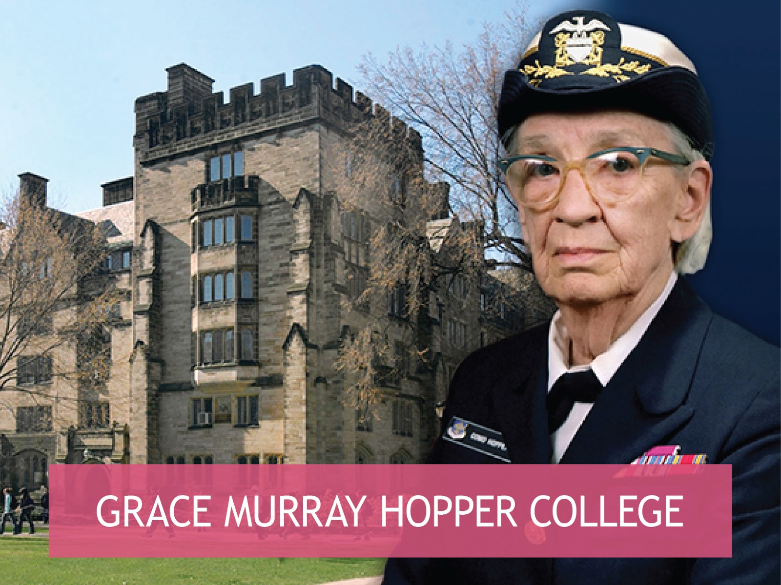 Yale: Welcome to Grace Murray Hopper College ~ Self-Rescuing Princess ...