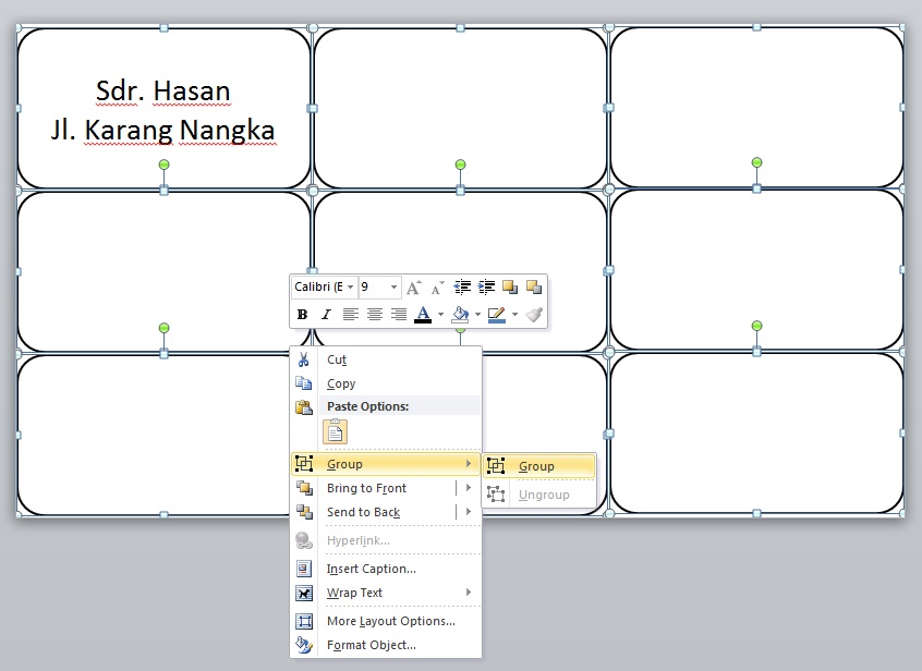 Cara Membuat Label Undangan Paling Mudah dan Cepat - Sinau Komputer