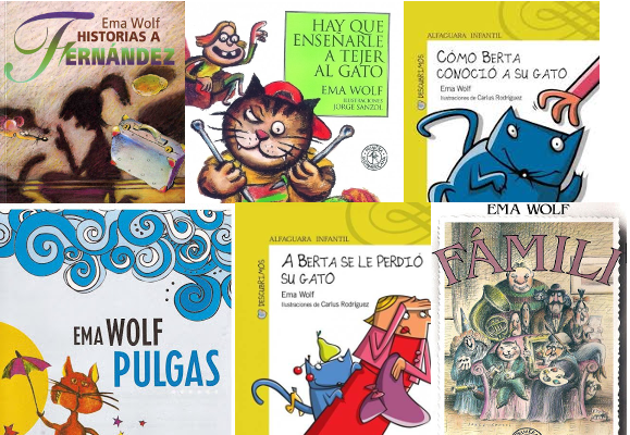 Gatos en los libros de Ema Wolf - Educación Primaria