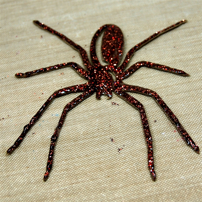 Capadia Designs: Sparkly Spider Halloween Card