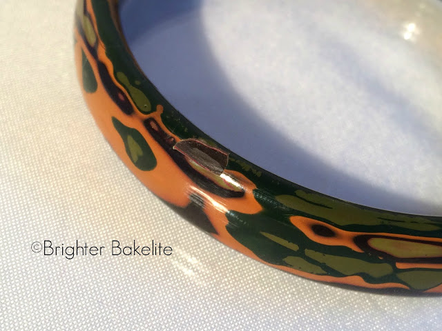 Brighter Bakelite: "Camo" Bakelite: Actual Bakelite, Car Paint, or what?