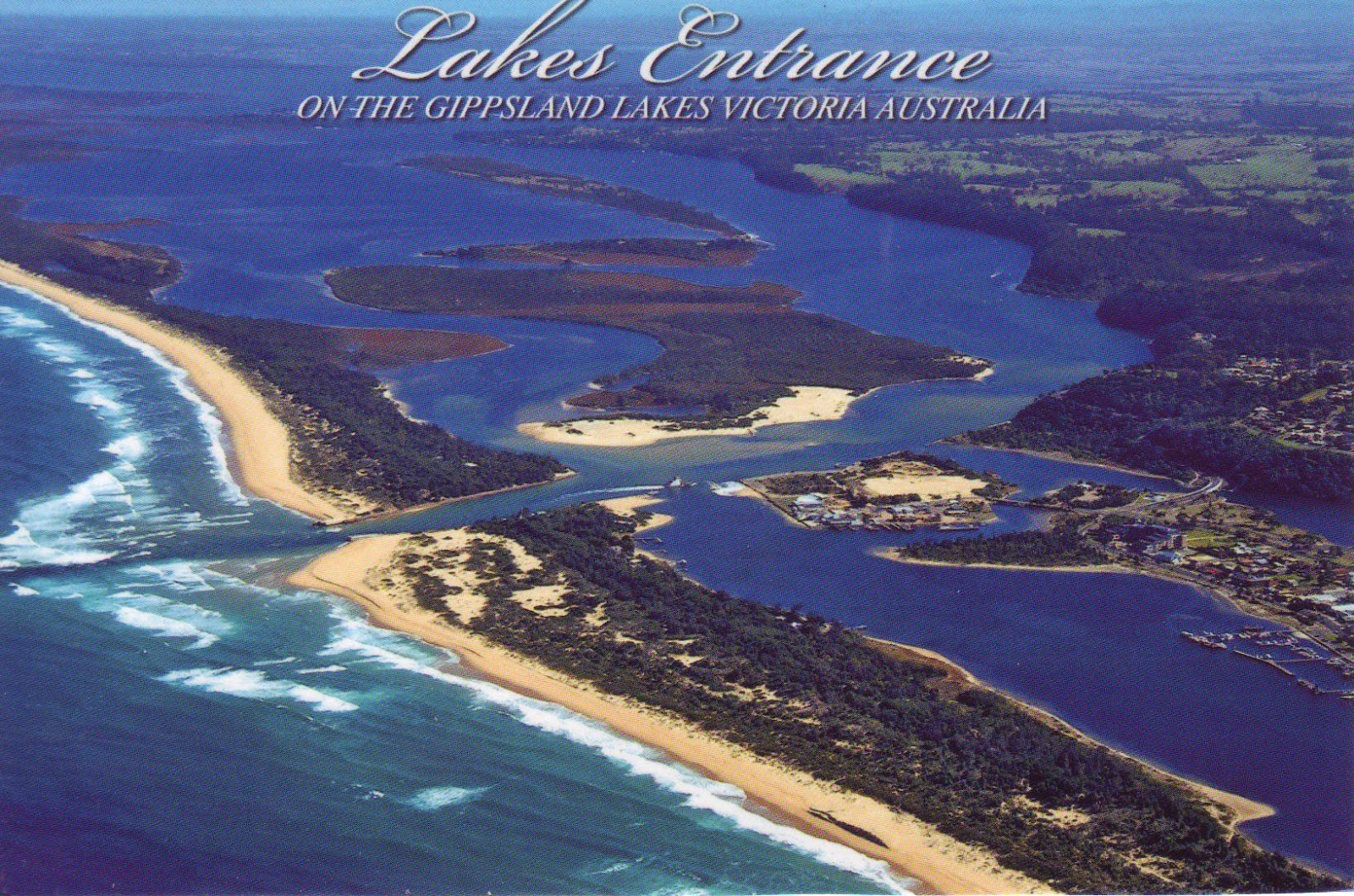 The World in Postcards - Sabine's Blog: Lakes Entrance, Australia