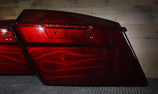 Online Motorcycle Paint Shop: midnight candy metallic red with classic ...