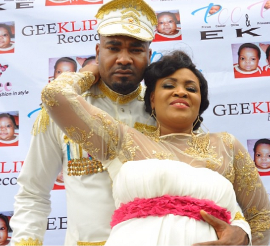 Muma Gee and Prince Eke Share Their Twins’ Dedication Photos ...