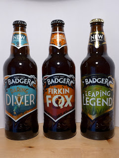 The Ormskirk Baron: Looking forward to baron rating these Badger ales soon