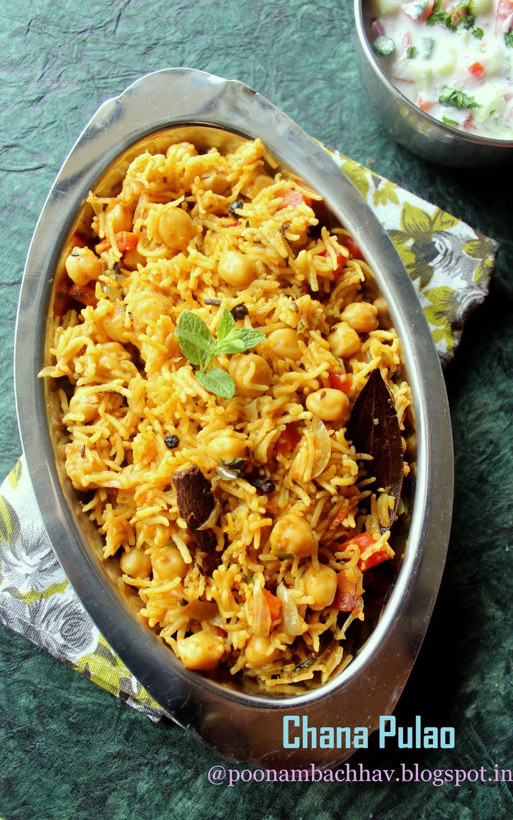 Annapurna: Chana Pulao / Spicy Chickpea and Rice Recipe