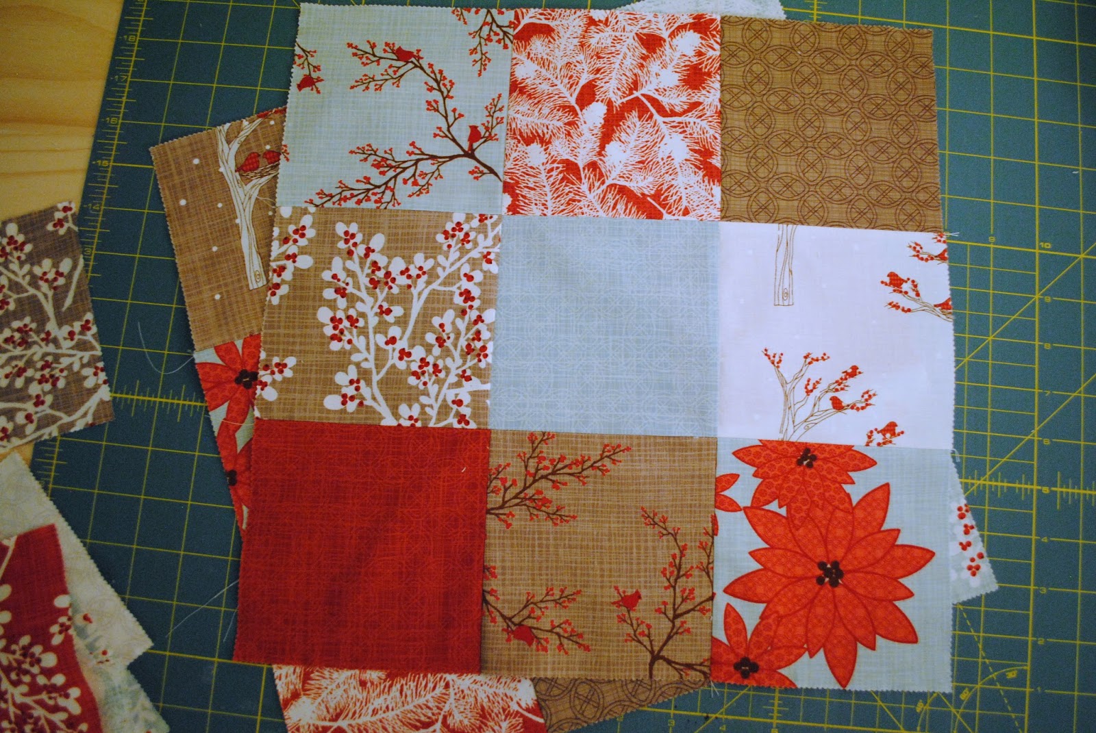 Reluctant Quilter: Hidden 9 patch/Disappearing 9 patch tutorial