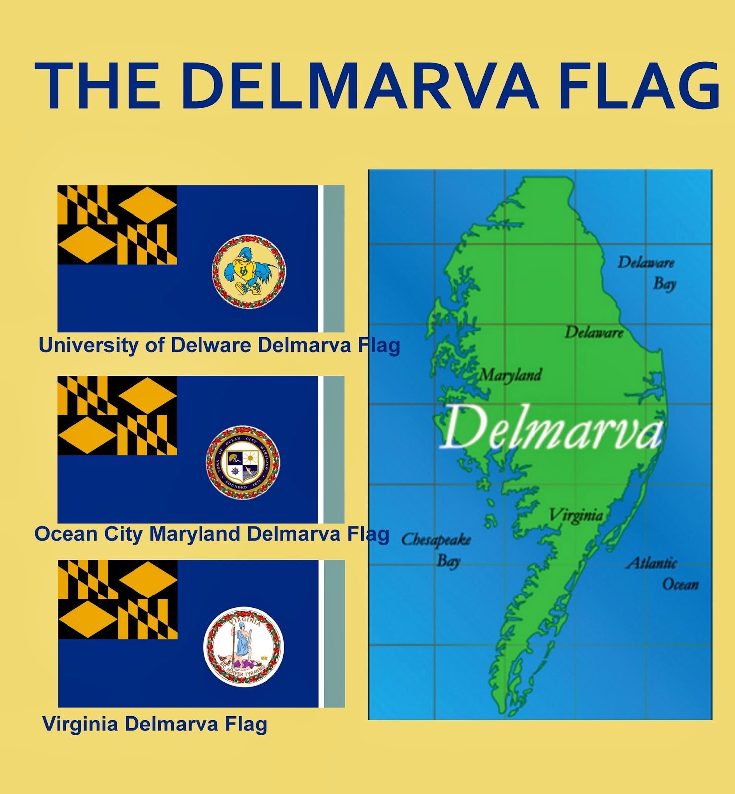 The Voice of Vexillology, Flags & Heraldry: The Delmarva Flag - for the ...