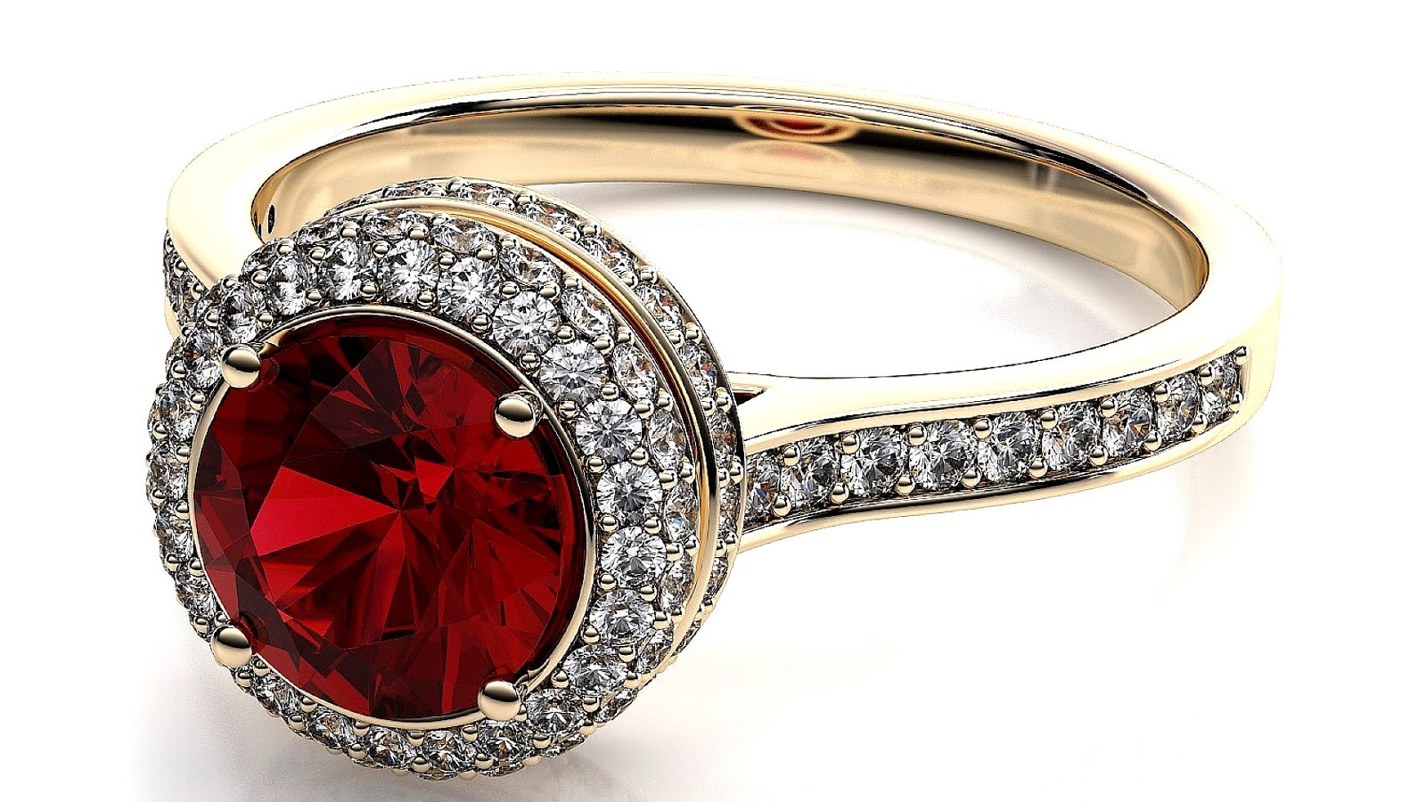 Ruby Rings In Yellow Gold - Gold Choices