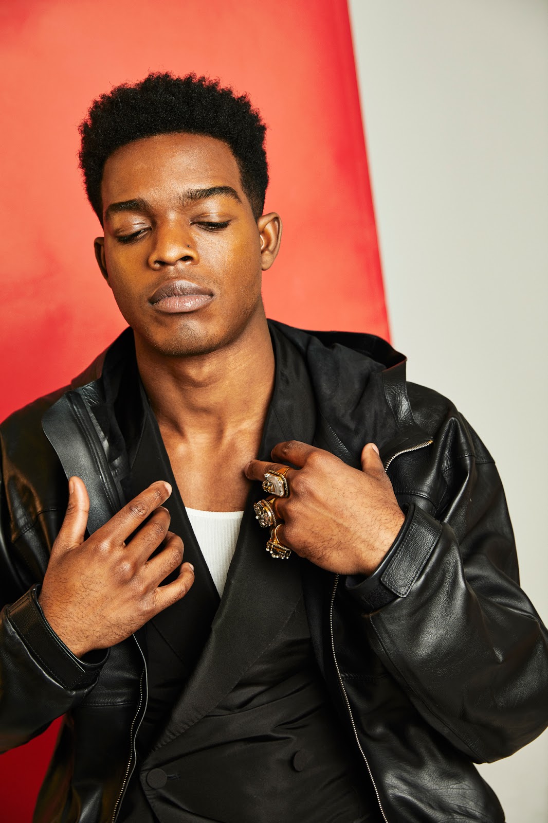 my new plaid pants: Stephan James Thirteen Times