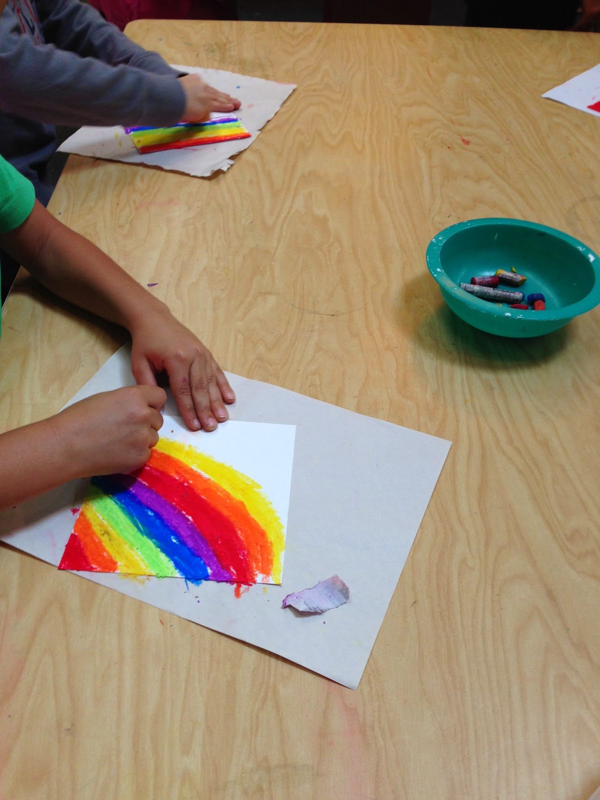 Anna's Art Room: Pastel rainbows