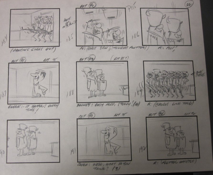 Yowp: Dancing Girls and Storyboards