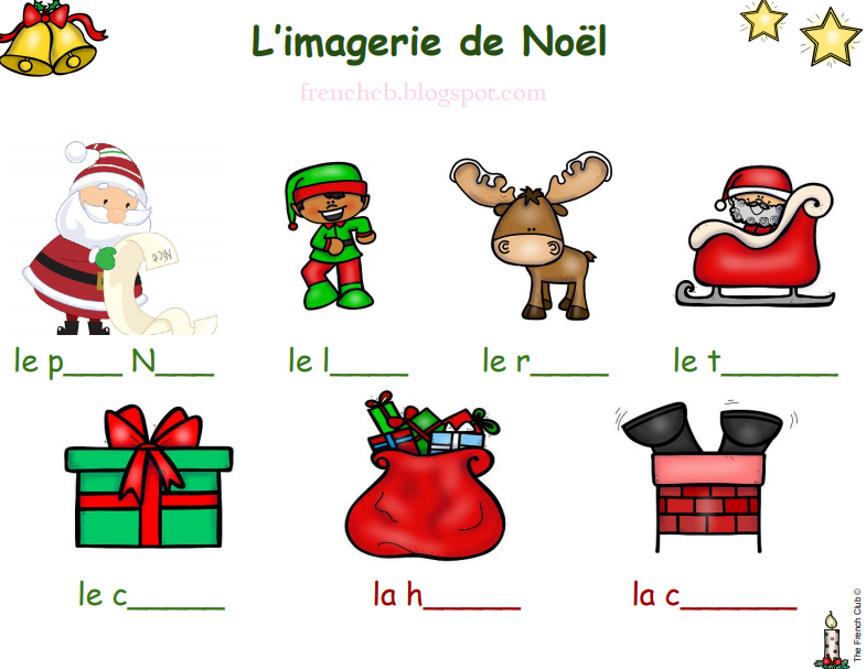 Mes activités pour Noël