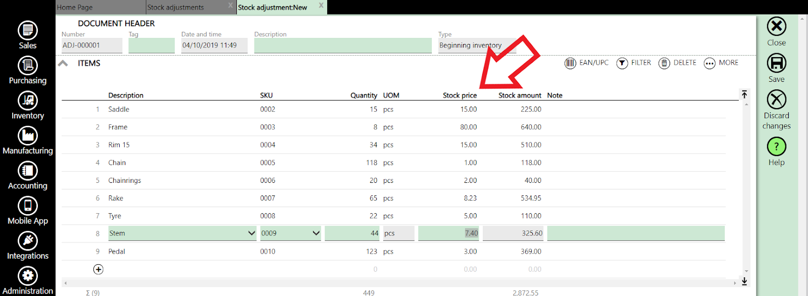 stock-adjustment | Erpag 2020