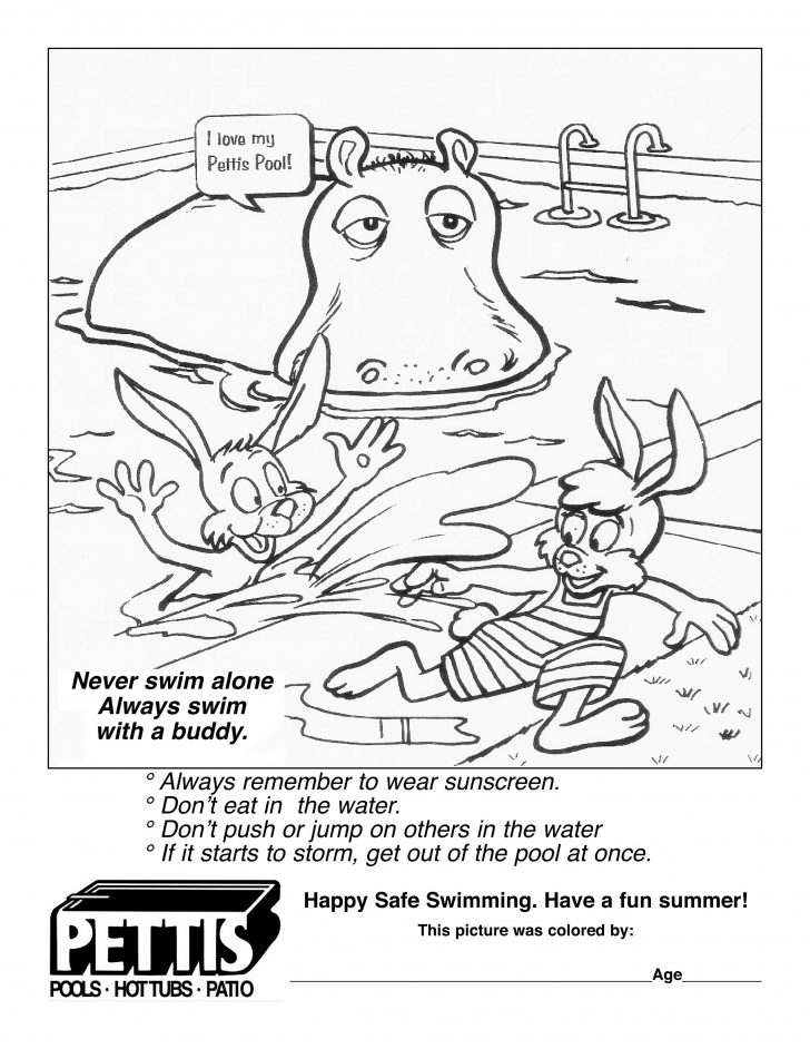 Water Safety Coloring Pages 2 ~ Coloring Pages