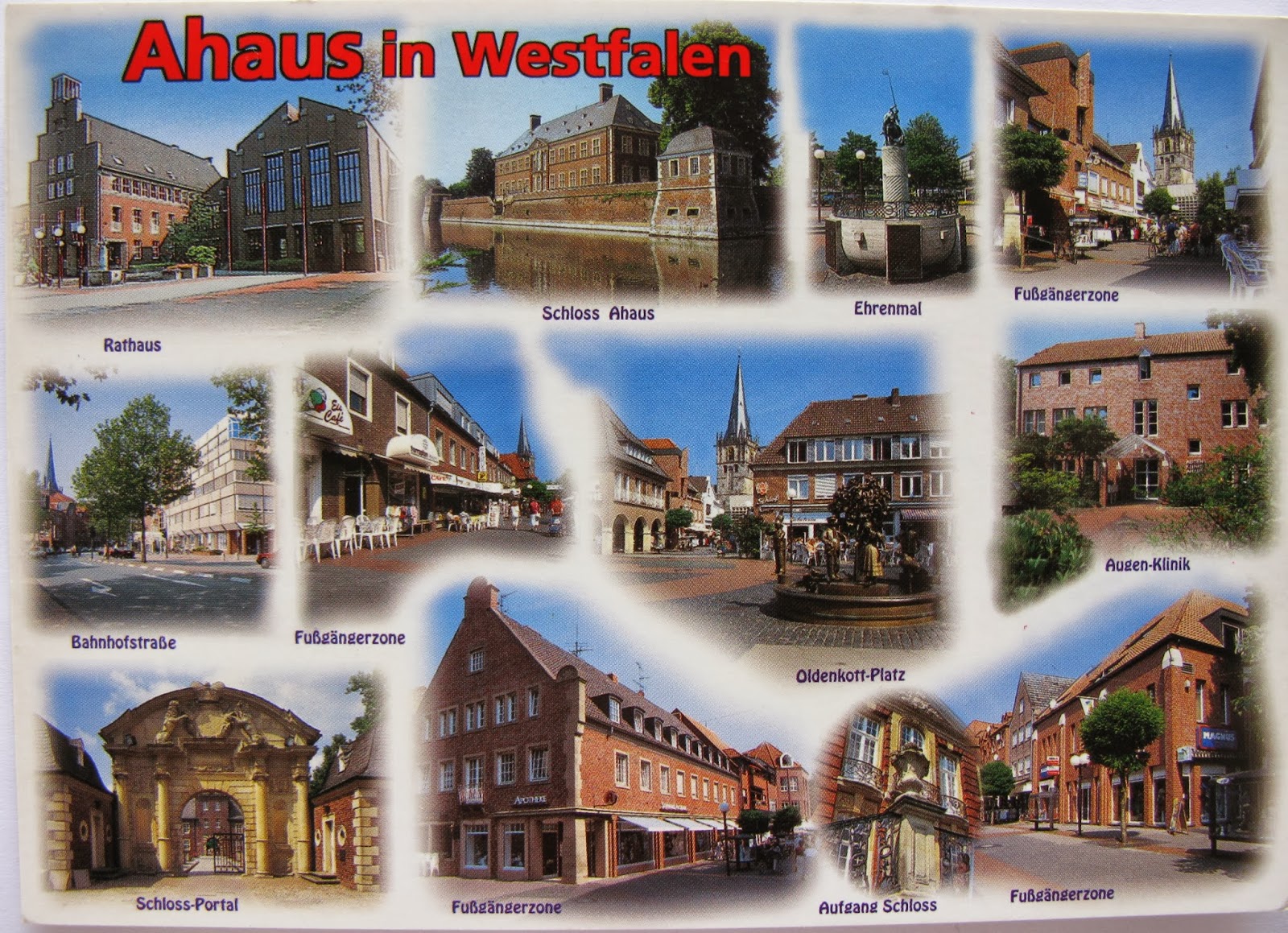 Ежедневная магия: 272-я открытка из Германии (Ahaus, Germany)