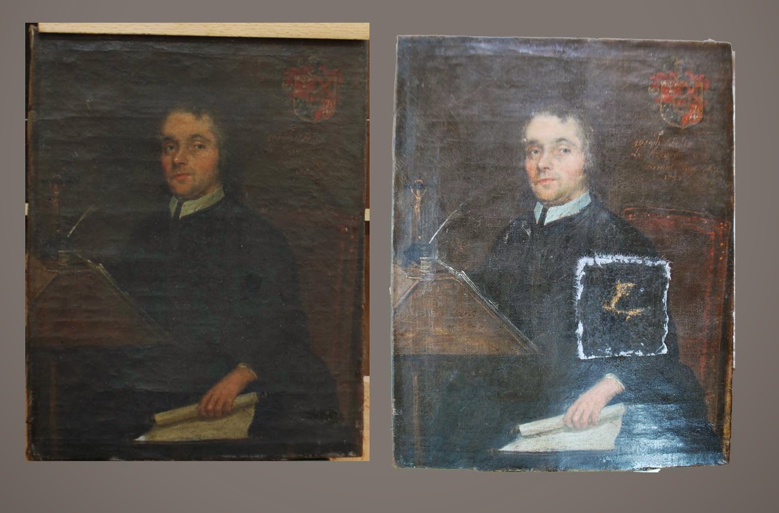 Visite d'atelier : Restauration d'oeuvres d'art: Portrait de Joseph ...