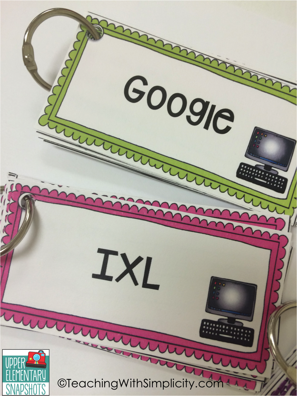 Organizing Student Usernames and Passwords | Upper Elementary Snapshots