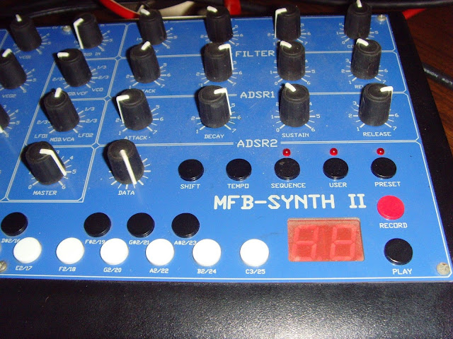 MATRIXSYNTH: MFB Synth ii (version 2) Analog Synthesizer 3 VCO 2 LFOs Sequencer