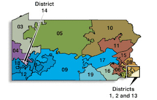 AP Gov Blog: PA's Congressional Districts/ 2008 Presidential Election