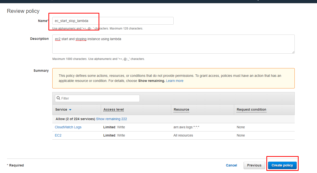 AWS - EC2 Instance Start / Stop using AWS Lambda Python AWS - EC2 Instance Start / Stop using AWS Lambda Python