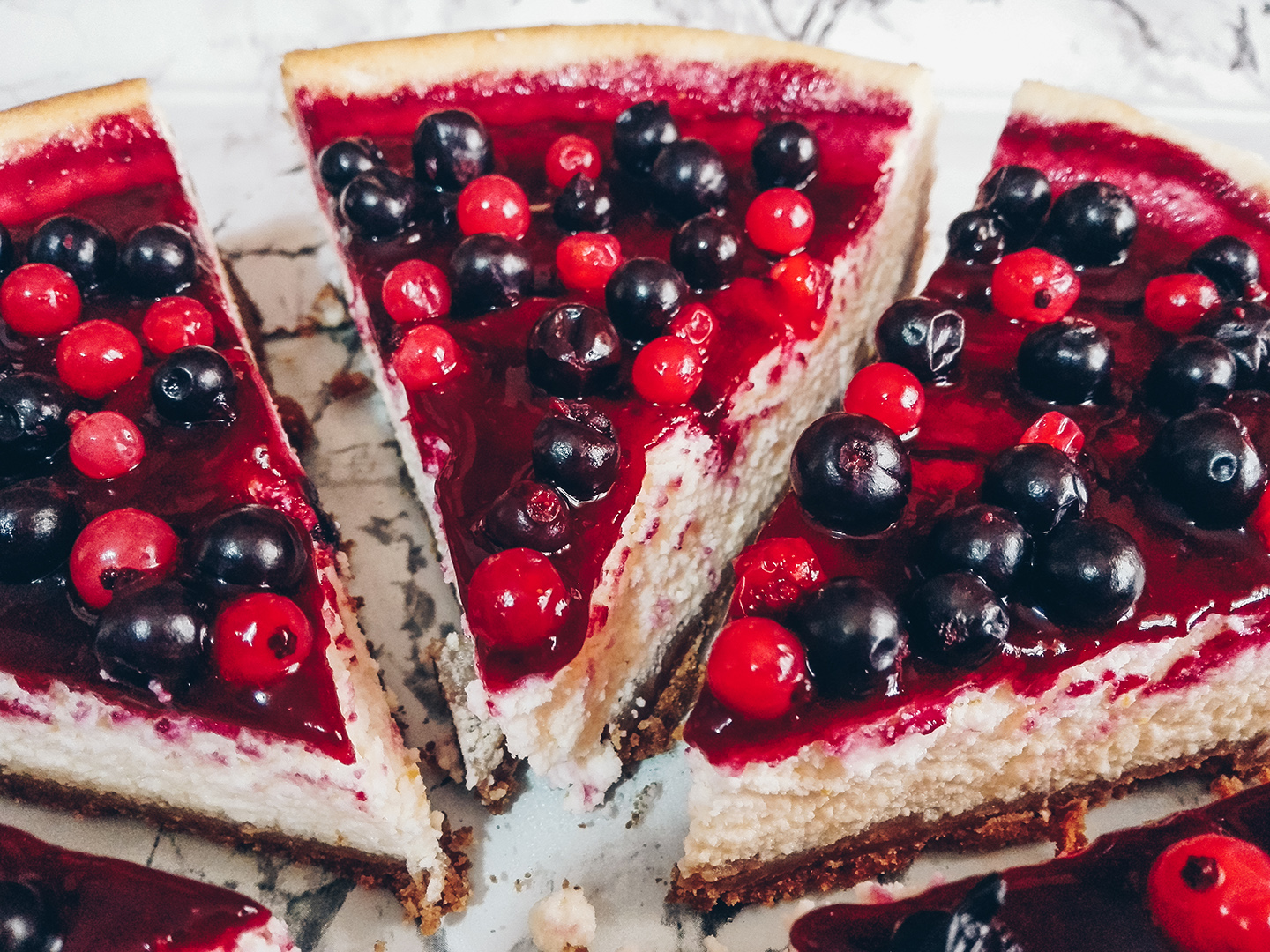 CHEESECAKE CU FRUCTE DE PADURE | Maria si bucataria