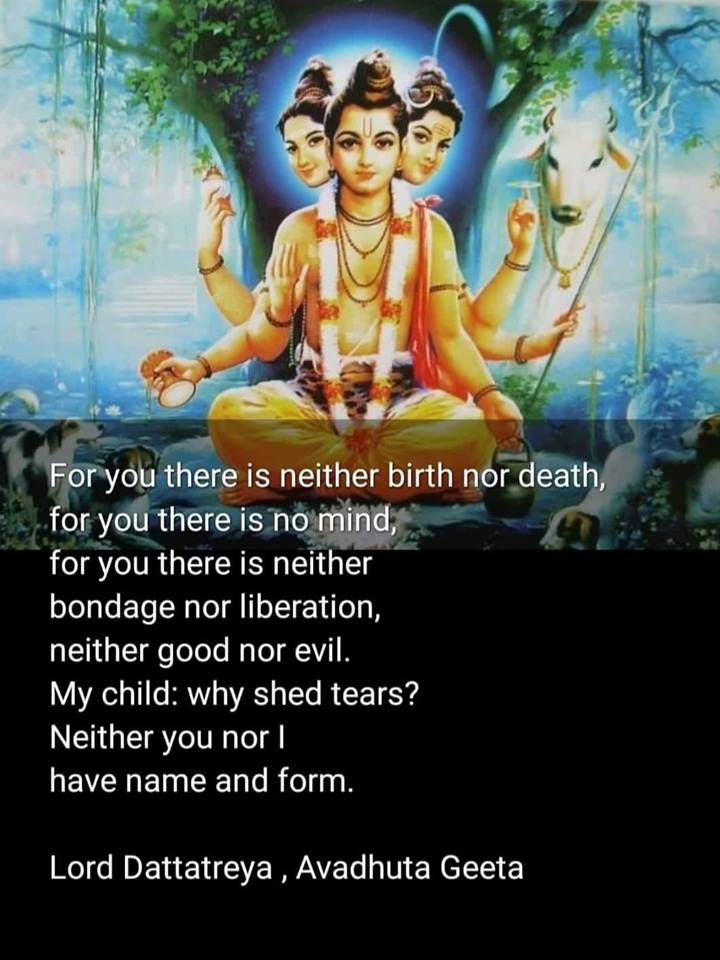 Trinity Gods : Avadhut Gita by Dattatreya