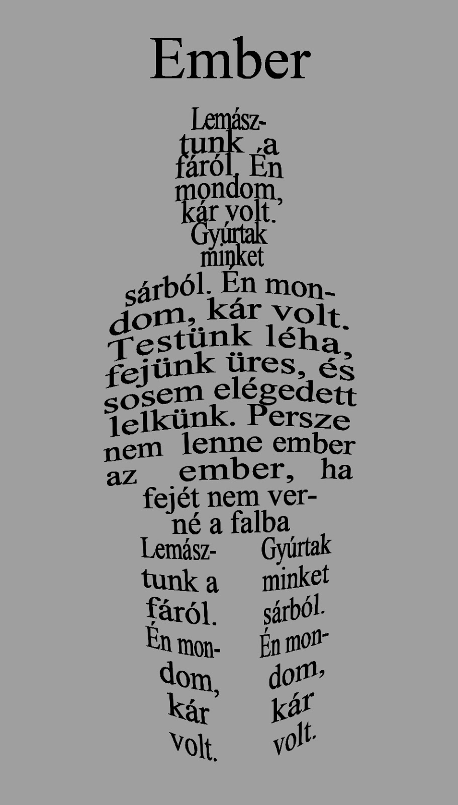 Foltkutatók: Képvers - kalligramma