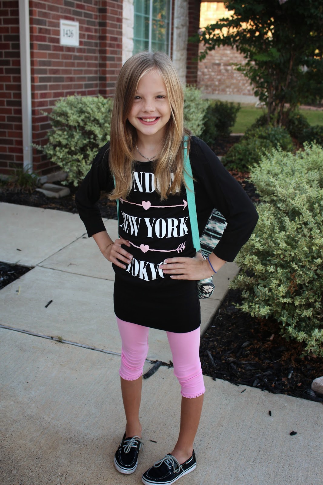 Two Fish in a Bed : First Day of School 2014