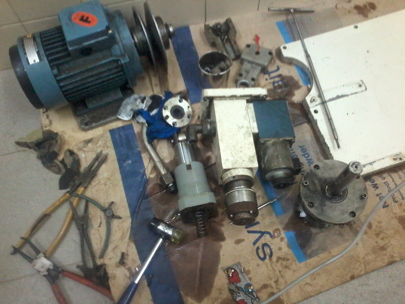 Industrial Experiences: gear arrangement