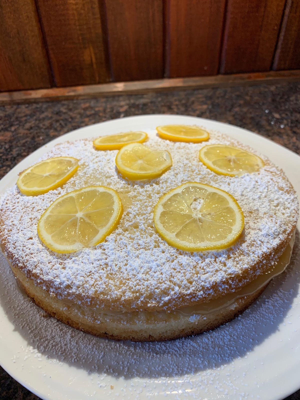 hostess of the humble bungalow: Victoria Sponge with Lemon Curd