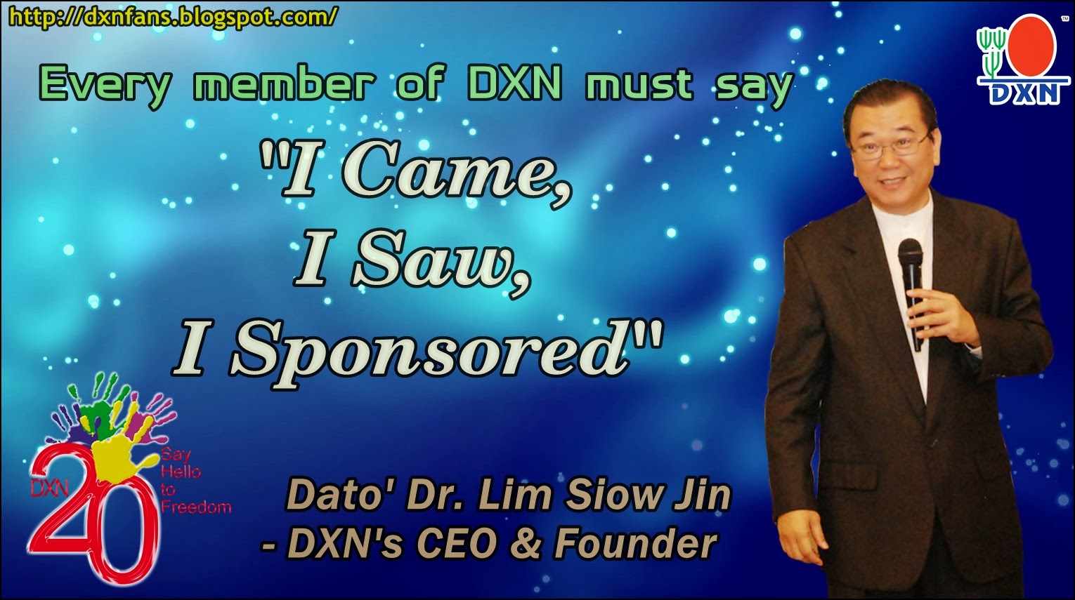 Welcome to the DXN Fans Blog