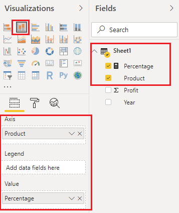 How to Show Percentages in Power BI Bar or Column Chart