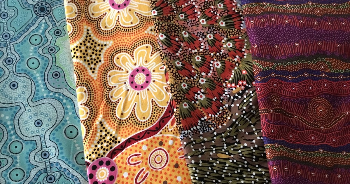 Fiber Antics by Veronica: Projects inspired by Aboriginal fabrics
