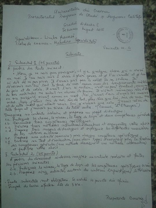 Subiecte, variante si rezolvari pentru examene nationale 2021: Subiecte ...